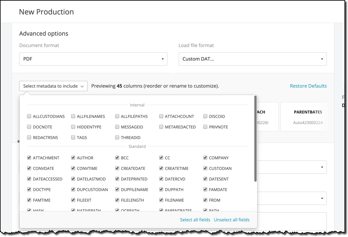 Creating custom productions – DISCO