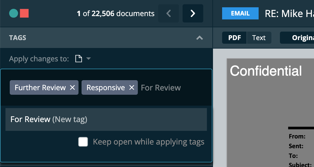 Working with tags – DISCO